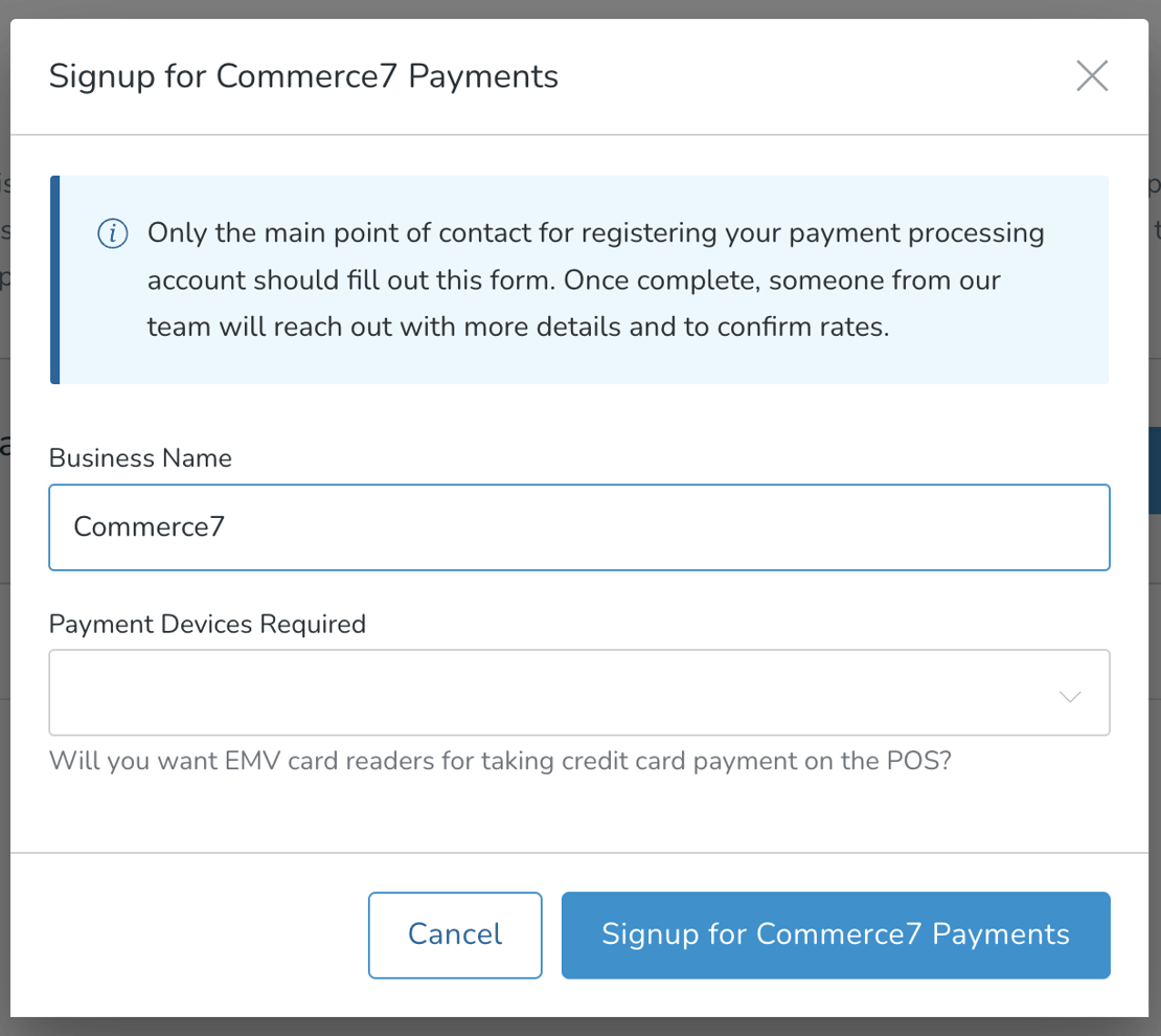 STEP-BY-STEP Setting up your Payment Gateway: USA (Commerce7 Payments + Optional Stripe)
